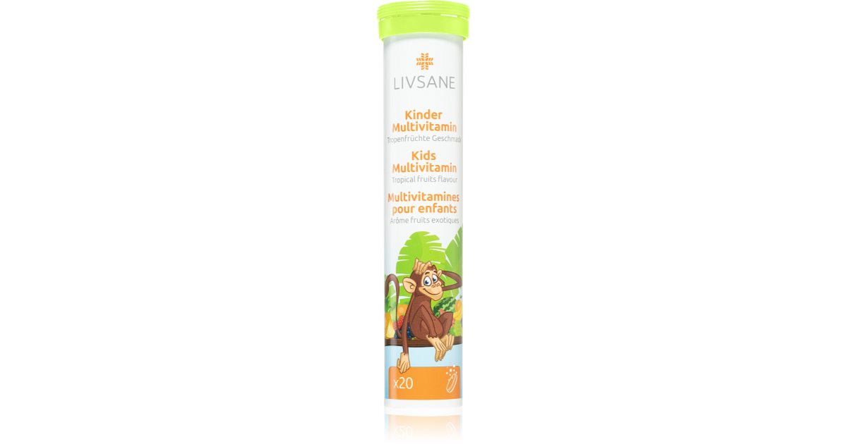 LIVSANE Kids Multivitamin Tropical fruit Brausetabletten zur ...