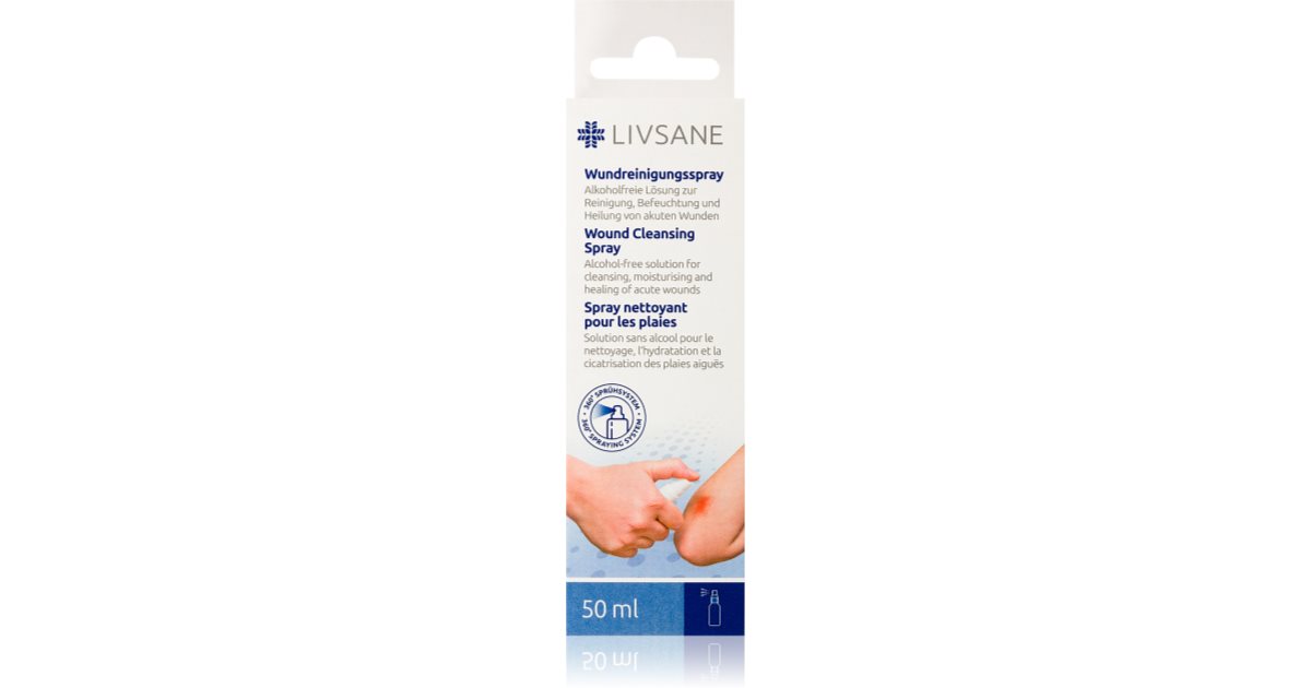 LIVSANE Wound cleansing spray Reinigungsspray bei leichten Verletzungen ...