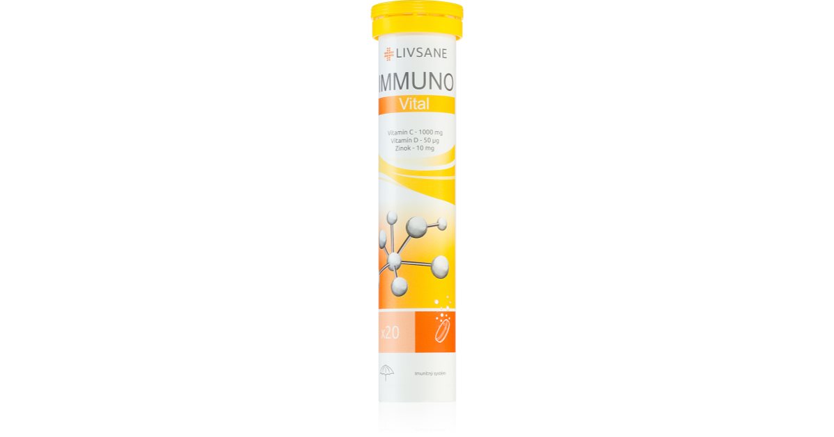 LIVSANE Immuno vital šumivé tablety na podporu imunitného systému ...