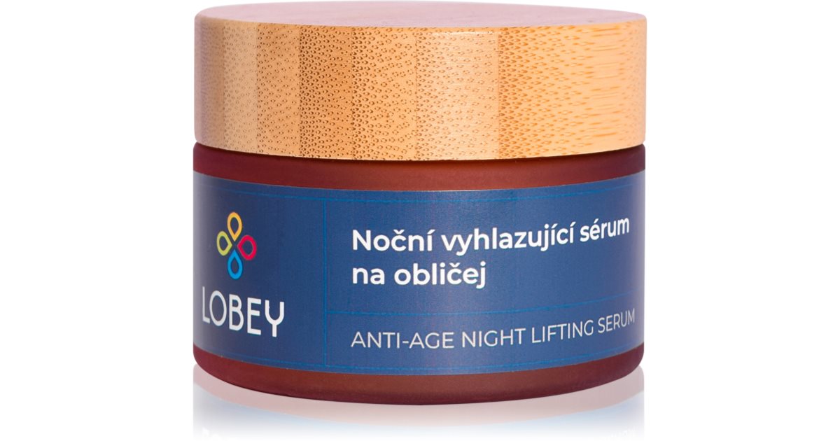 Lobey Skin Care smoothing facial serum night | notino.co.uk