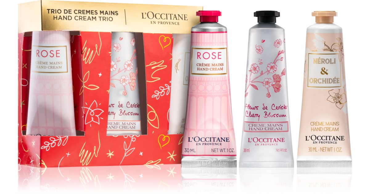 L’Occitane Hand Cream Trio coffret cadeau (mains et ongles) | notino.be