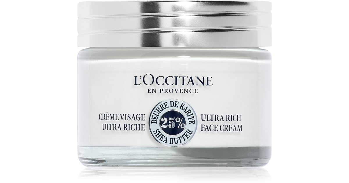 L’Occitane Shea Butter Ultra Rich Face Cream crema facial nutritiva ...