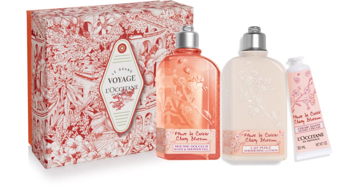L’Occitane Cherry Blossom Body Gift lote de regalo (para el cuerpo ...