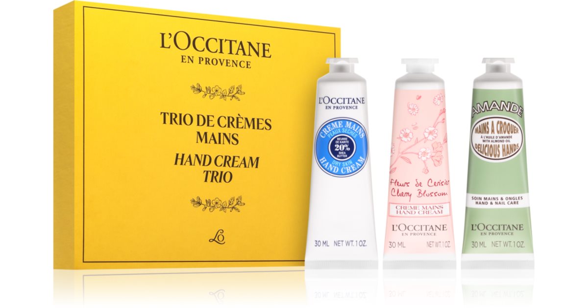L’Occitane Hand Cream Trio gift set for hands | notino.co.uk