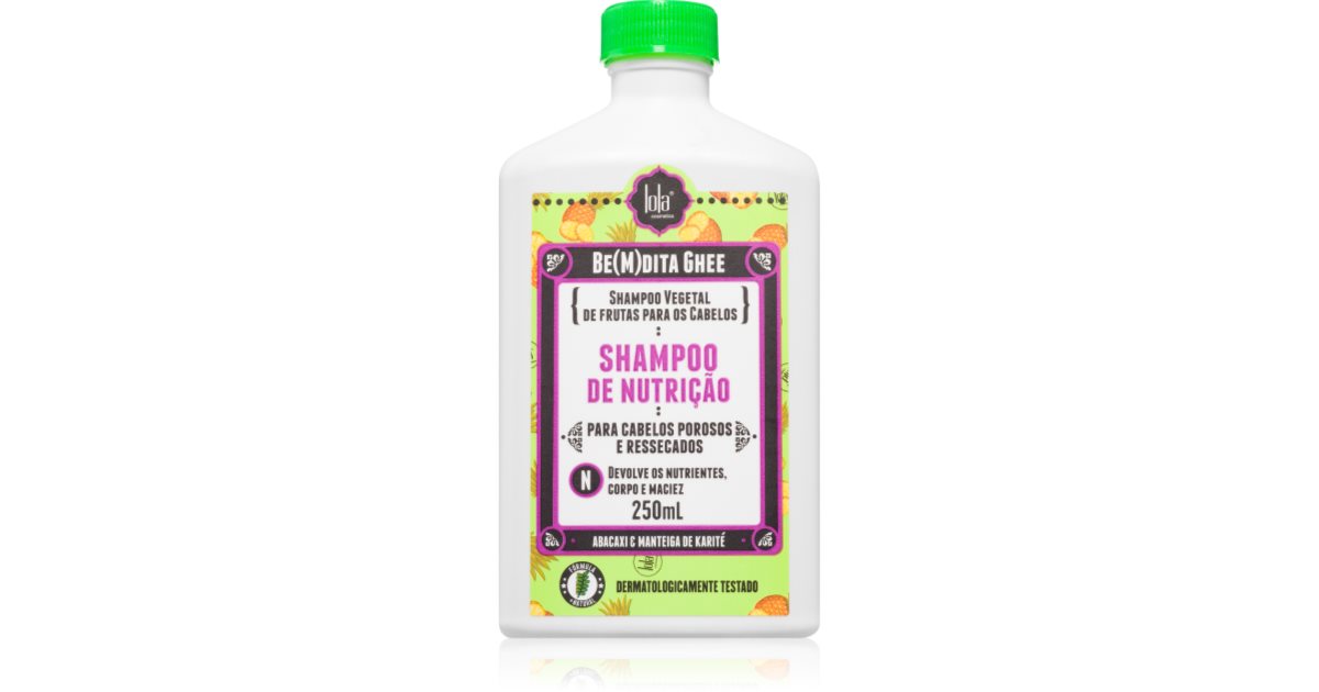 Lola Cosmetics BE(M)DITA GHEE SHAMPOO DE NUTRIÇÃO Nourishing Shampoo ...