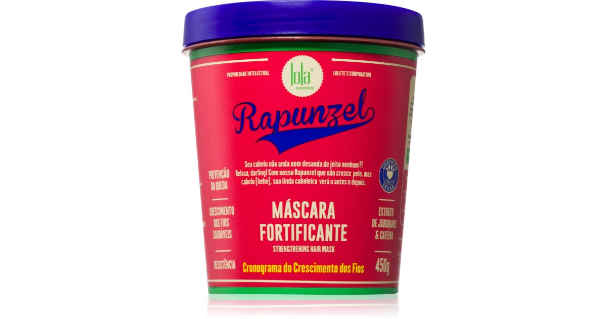 Lola Cosmetics Rapunzel Máscara mask for hair growth and strengthening ...