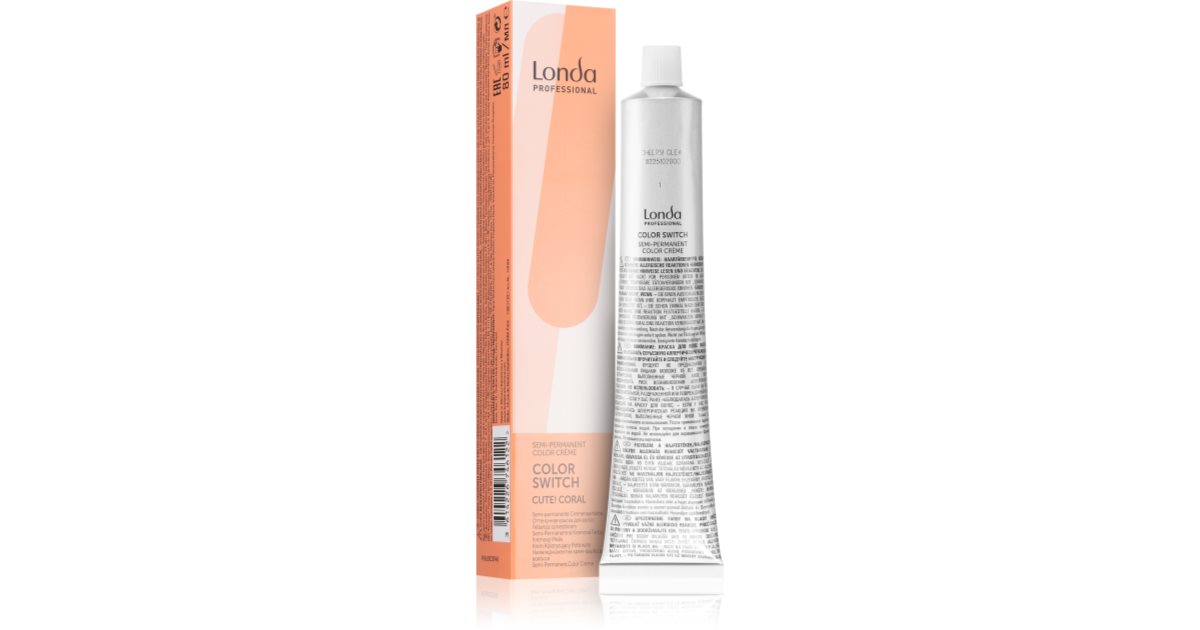 Londa Professional Color Switch Daļēji noturīga matu krāsa bez amonjaka ...