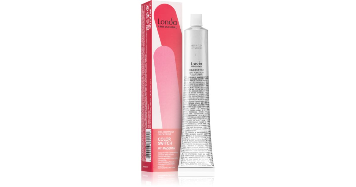 Londa Professional Color Switch semi-permanent hair colour ammonia-free ...