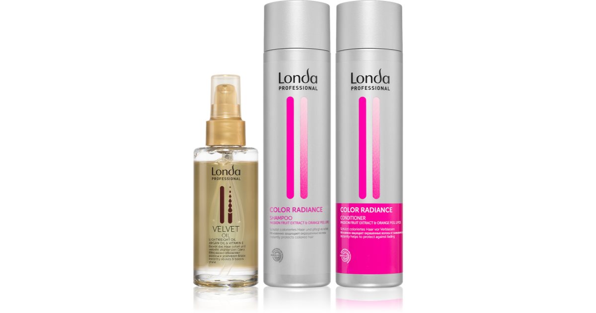 Londa Professional Color Radiance Set Economy Pack for colour-treated ...