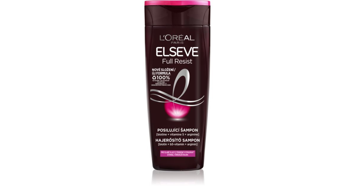 L’Oréal Paris Elseve Full Resist strengthening shampoo | notino.co.uk