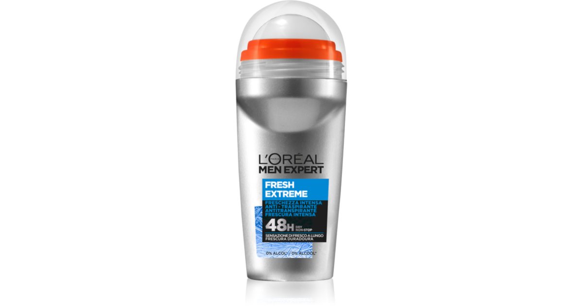 L’Oréal Paris Men Expert Fresh Extreme antitranspirante roll-on | notino.es