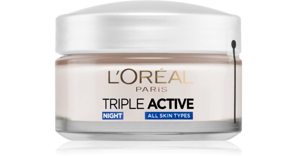 L’Oréal Paris Triple Active Night moisturising night cream for all skin ...