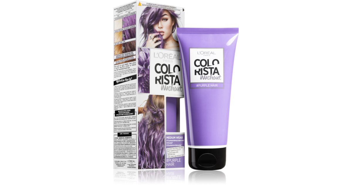 L’Oréal Paris Colorista Washout couleur temporaire pour cheveux | notino.be