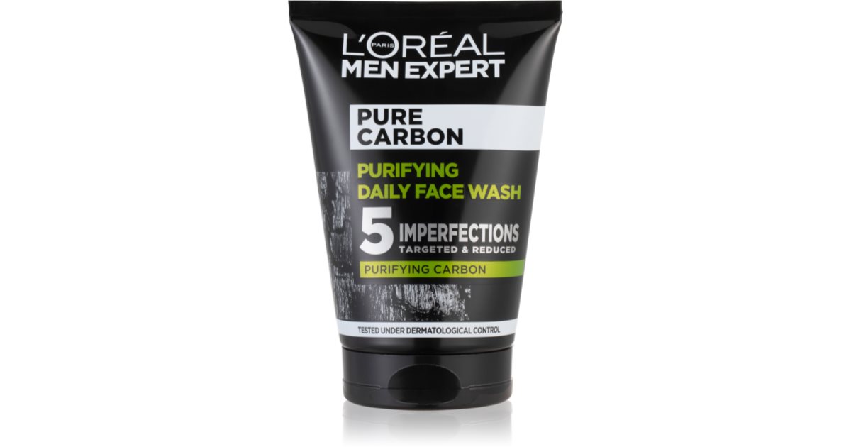 L’Oréal Paris Men Expert Pure Carbon cleansing gel with activated ...