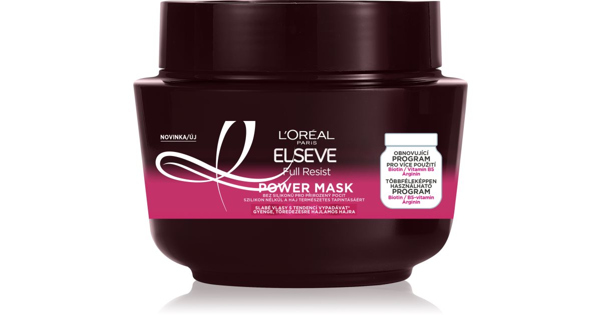 L’Oréal Paris Elseve Full Resist hair mask | notino.co.uk