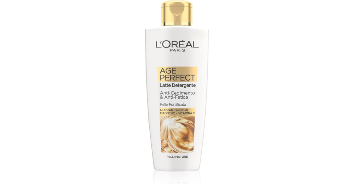 L’Oréal Paris Age Perfect latte detergente idratante per pelli mature ...