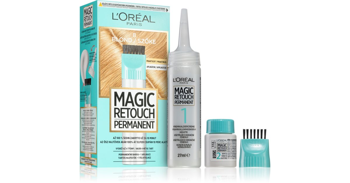 L’Oréal Paris Magic Retouch Permanent Touch-up hårfarve til rødder med ...
