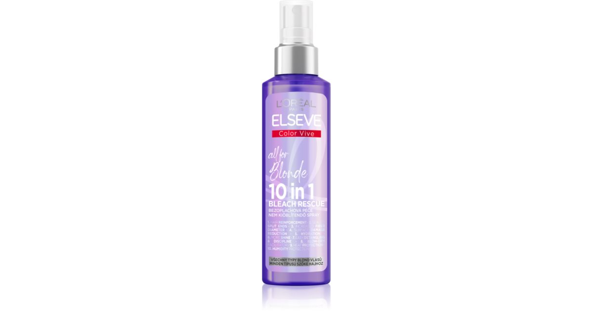 L’Oréal Paris Elseve Color-Vive Purple Leave-in Spray for all types of ...