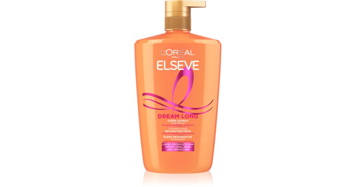L’Oréal Paris Elseve Dream Long restoring shampoo with pump | notino.co.uk
