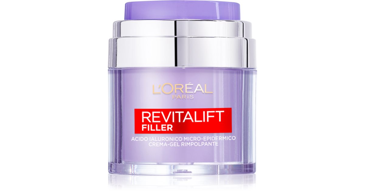L’Oréal Paris Revitalift Filler Pressed Cream crema ligera con ácido ...