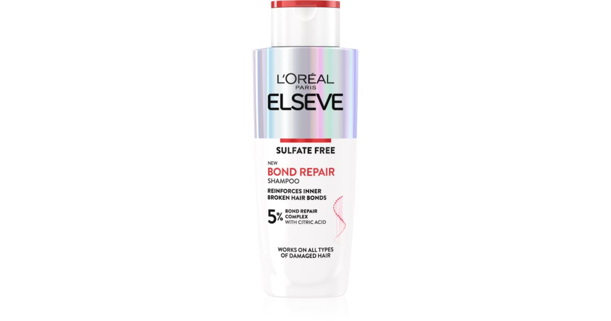 L’Oréal Paris Elseve Bond Repair regenerating shampoo for damaged hair ...