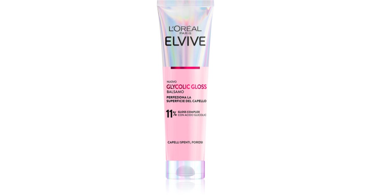 L’Oréal Paris Elseve Glycolic Gloss bálsamo para o cabelo para cabelo ...