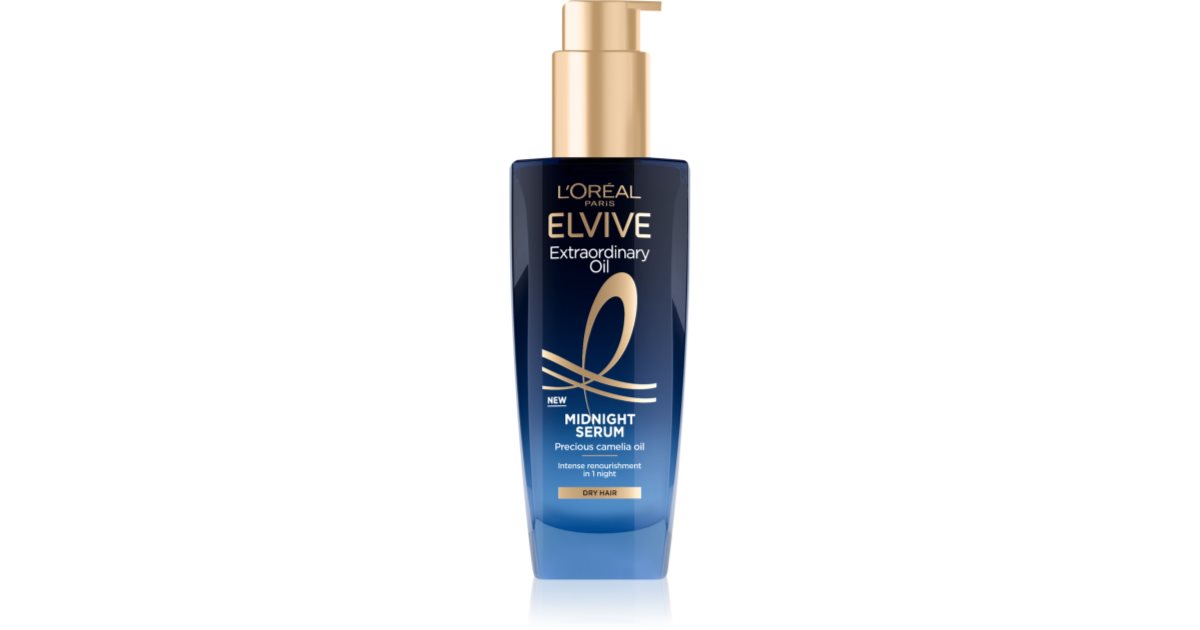 L’Oréal Paris Elseve Extraordinary Oil sérum de nuit pour cheveux ...