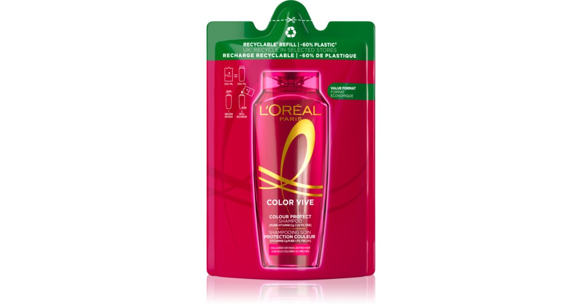 L’Oréal Paris Elseve Color-Vive shampoo refill | notino.co.uk