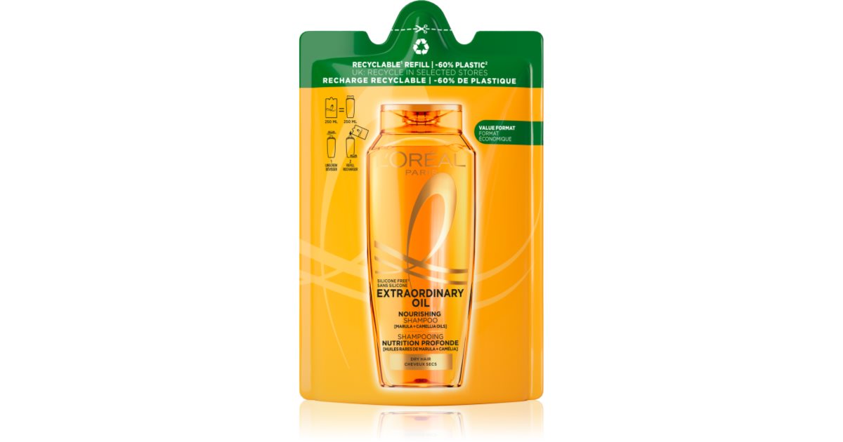 L’Oréal Paris Elseve Extraordinary Oil shampoo refill | notino.co.uk