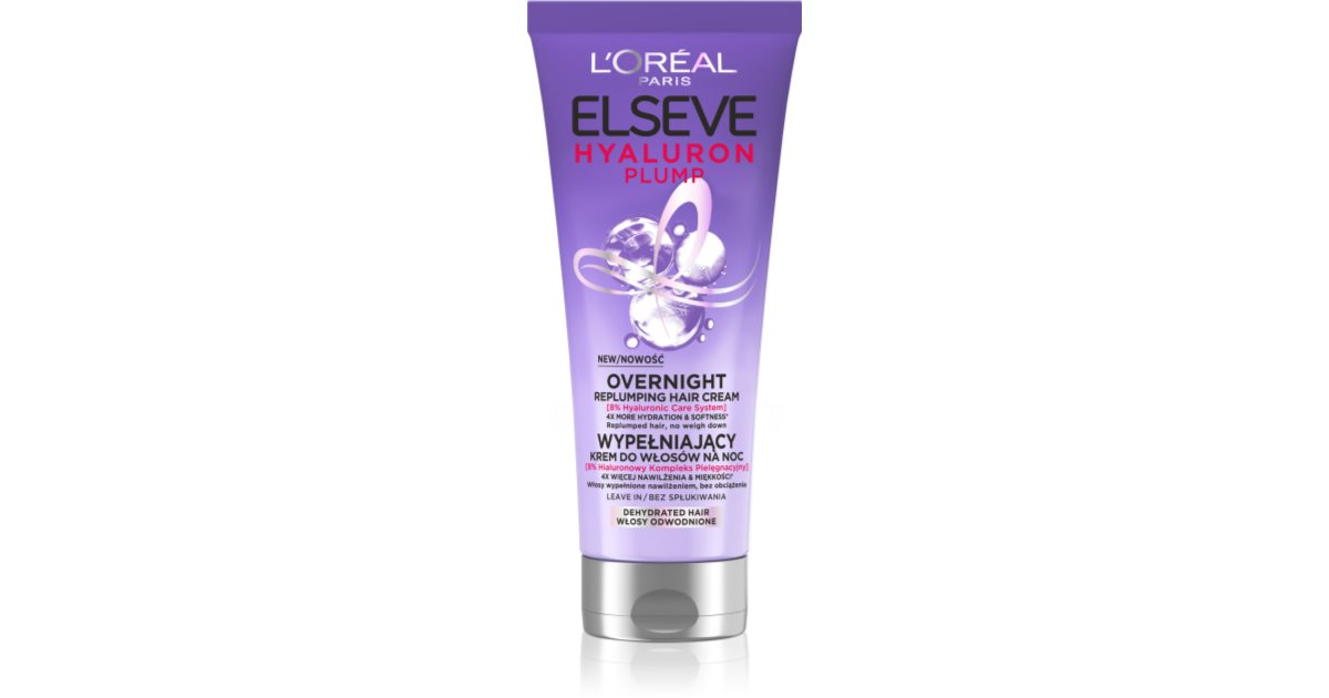 L’Oréal Paris Elseve Hyaluron Plump crema de noche hidratante para ...