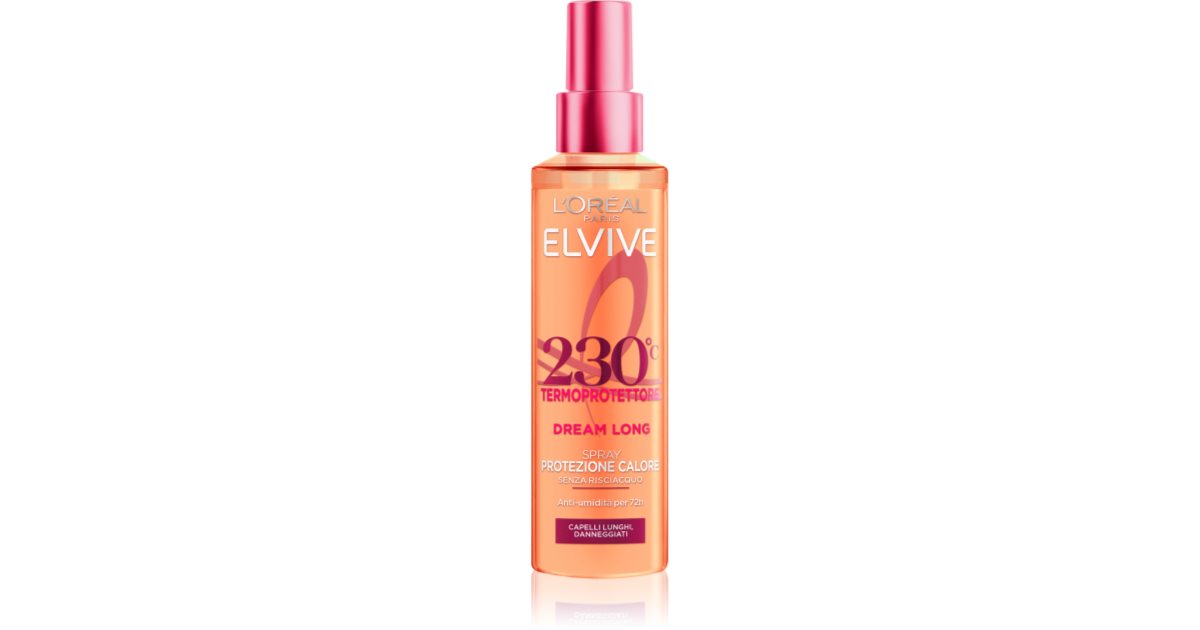 L’Oréal Paris Elvive Dream Long spray termoprotettore per capelli ...