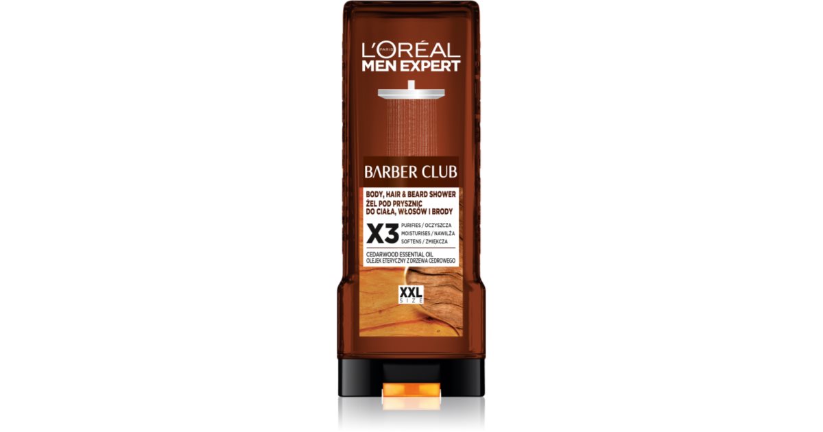 L’Oréal Paris Men Expert Barber Club Douchegel voor Mannen voor haar ...