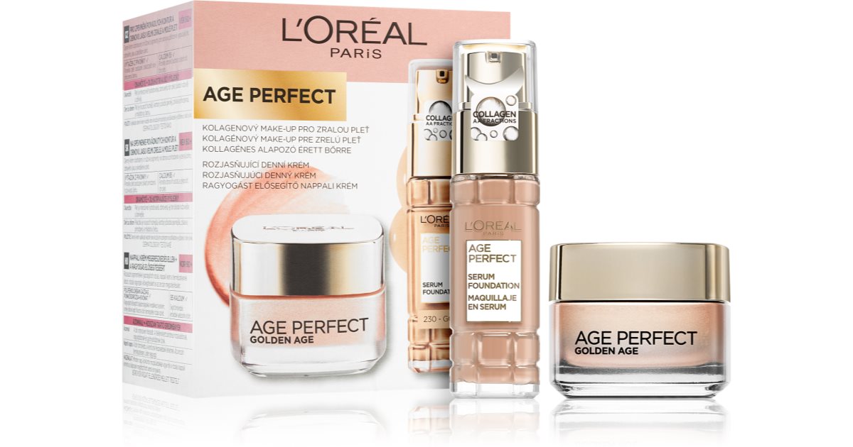 L’Oréal Paris Age Perfect Golden Age set for hydrated skin 230 shade ...