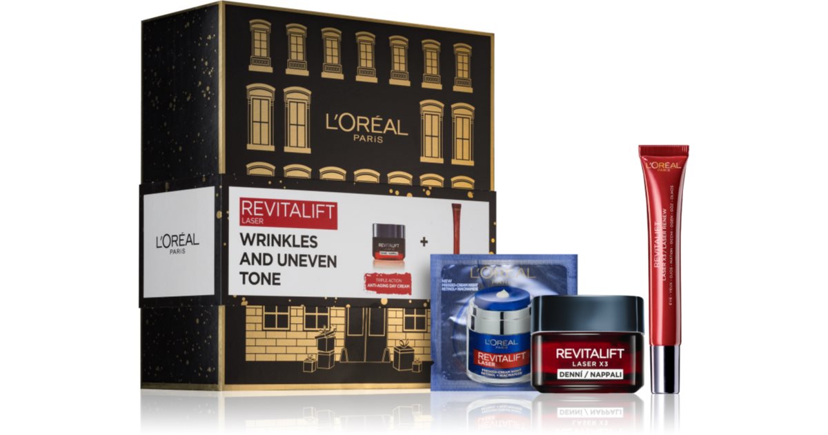 L’Oréal Paris Revitalift Laser X3 Gift Set (with anti-wrinkle effect ...