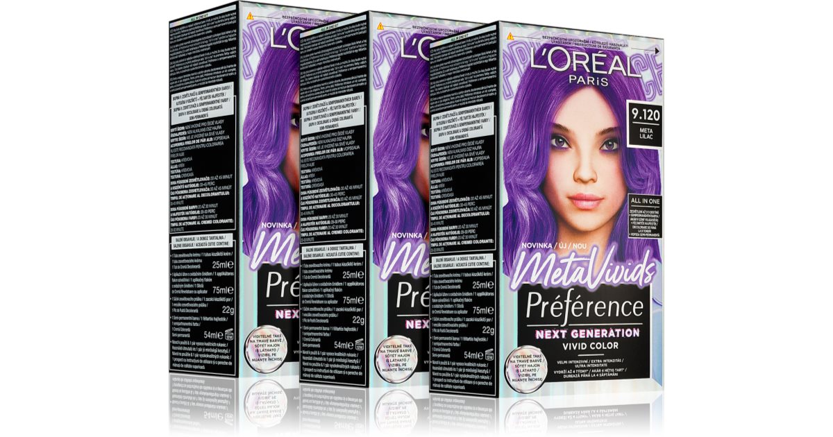 L’Oréal Paris Préférence Meta Vivids Semi Permanent Hair Colour ...