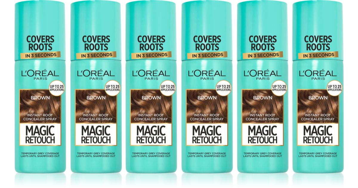 L’Oréal Paris Magic Retouch spray instantané effaceur de racines Brown ...