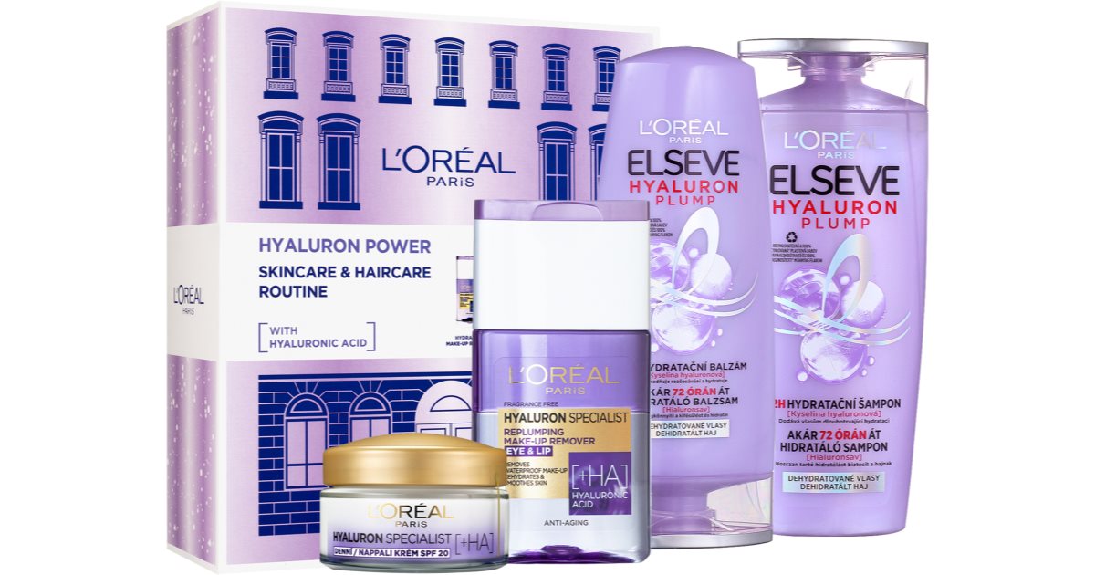 L’Oréal Paris Elseve Hyaluron Plump gift set | notino.co.uk
