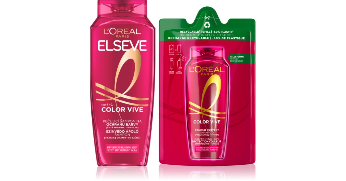 L’Oréal Paris Elvive Color-Vive shampoo per capelli tinti | notino.it