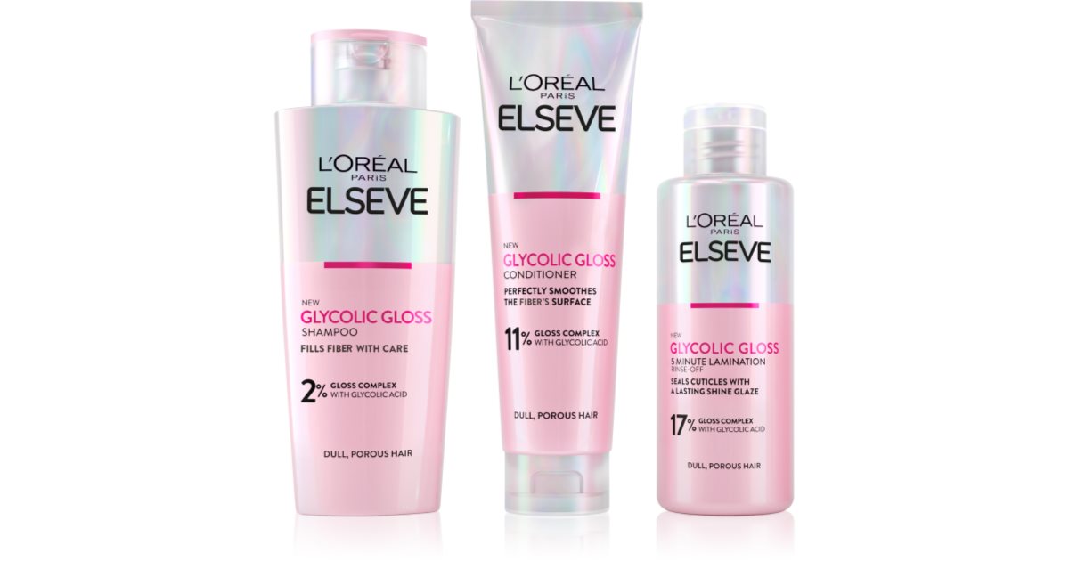 L’Oréal Paris Elseve Glycolic Gloss výhodné balení na vlasy recenze ...