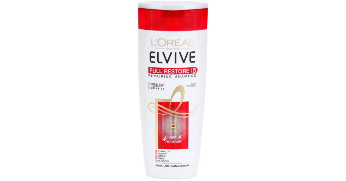 L’Oréal Paris Elvive Full Restore 5 shampoing pour cheveux abîmés ...