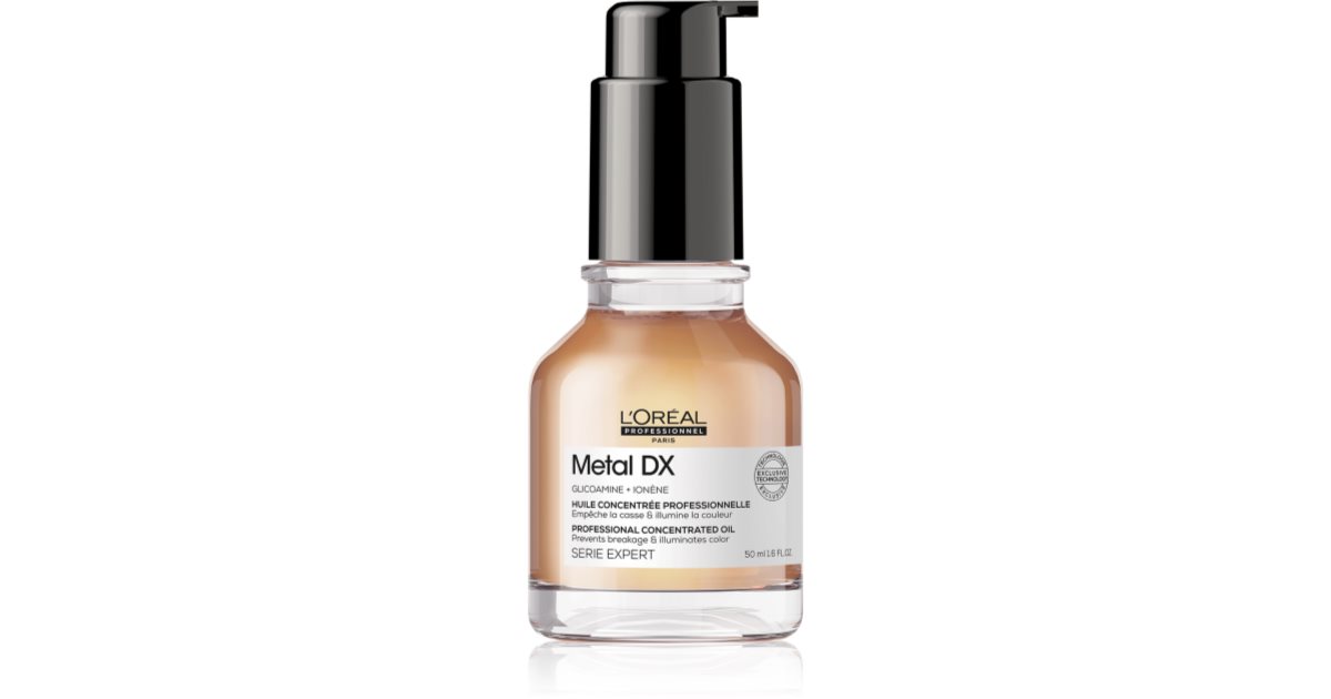 L’Oréal Professionnel Serie Expert Metal DX regenerating hair oil ...