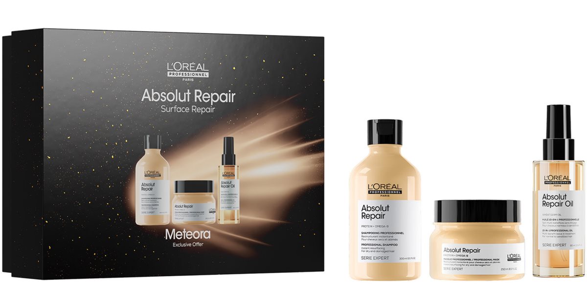 L’Oréal Professionnel Serie Expert Absolut Repair gift set for dry and ...
