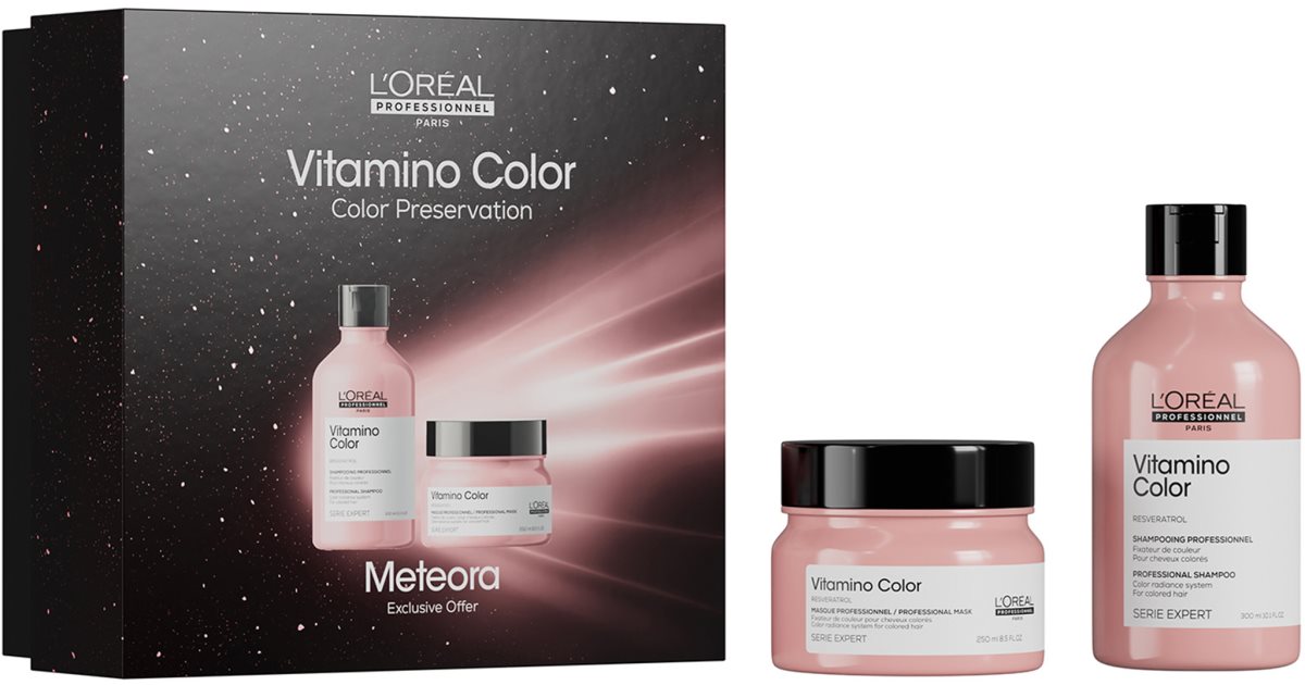 L’Oréal Professionnel Serie Expert Vitamino Color gift set for colour ...