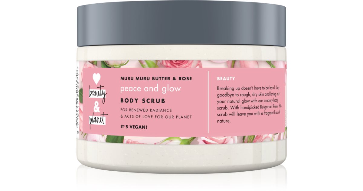 Love Beauty & Planet Peace and Glow scrub delicato corpo | notino.it