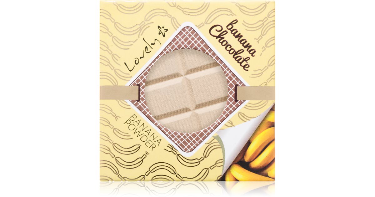 Lovely Banana Chocolate Compact Powder to even out skin tone | notino.ie