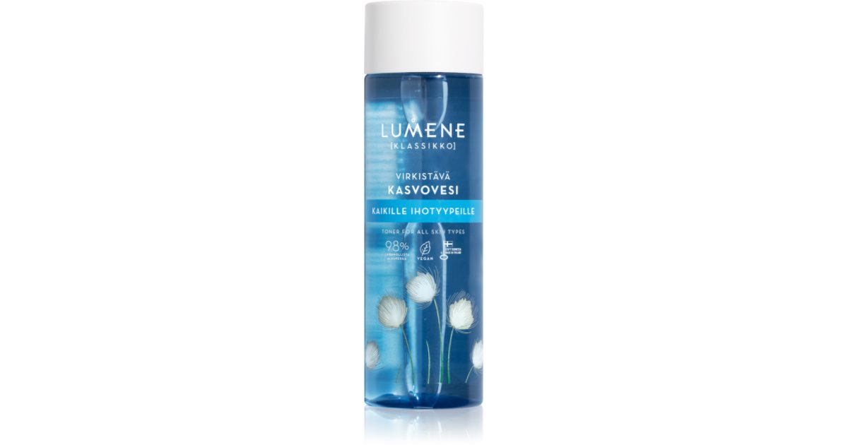 Lumene KLASSIKKO lotion tonique hydratante pour tous types de peau ...