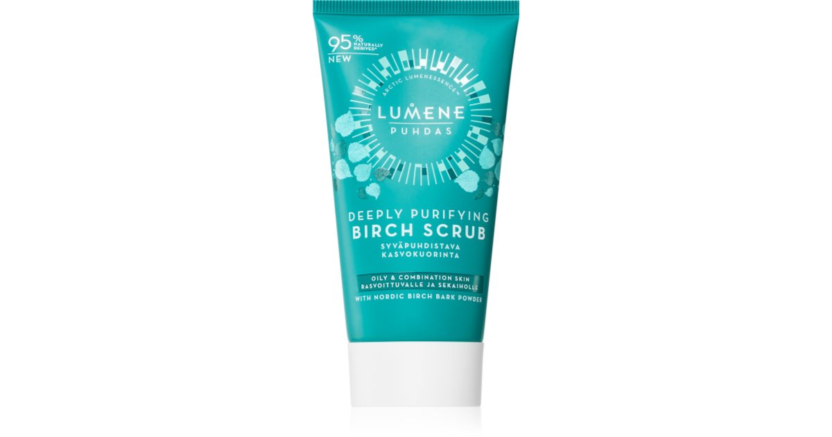 Lumene Deeply Purifying [PUHDAS] exfoliante facial limpiador para ...