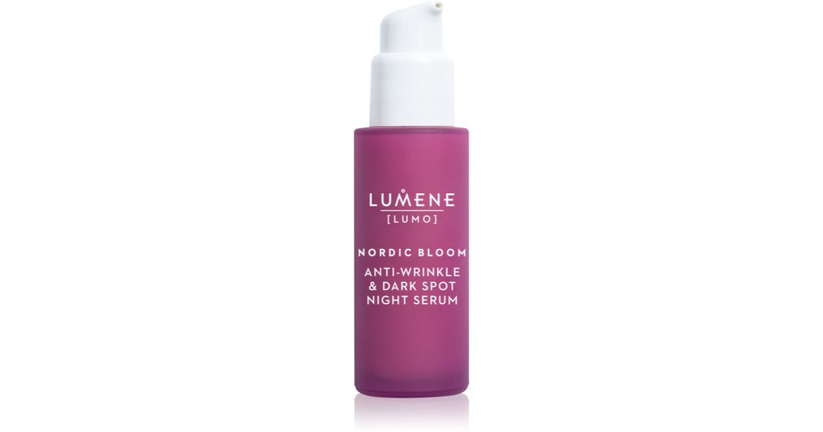 Lumene Nordic Bloom [LUMO] night serum to treat wrinkles and dark spots ...