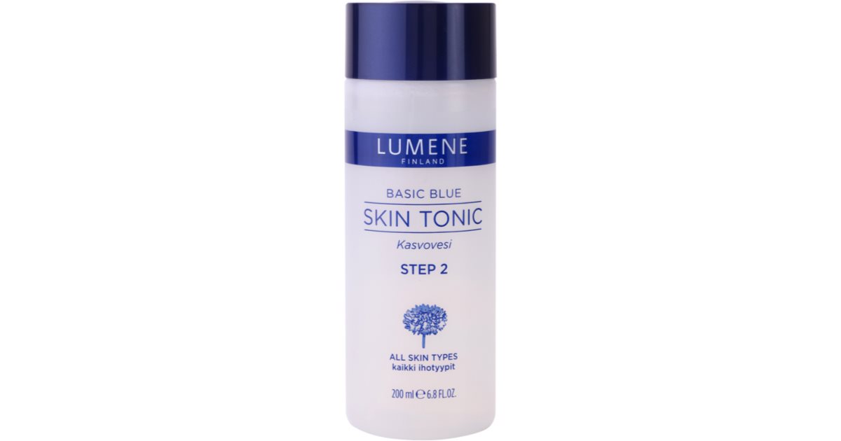 Lumene Basic Blue tonik do twarzy do wszystkich rodzajów skóry