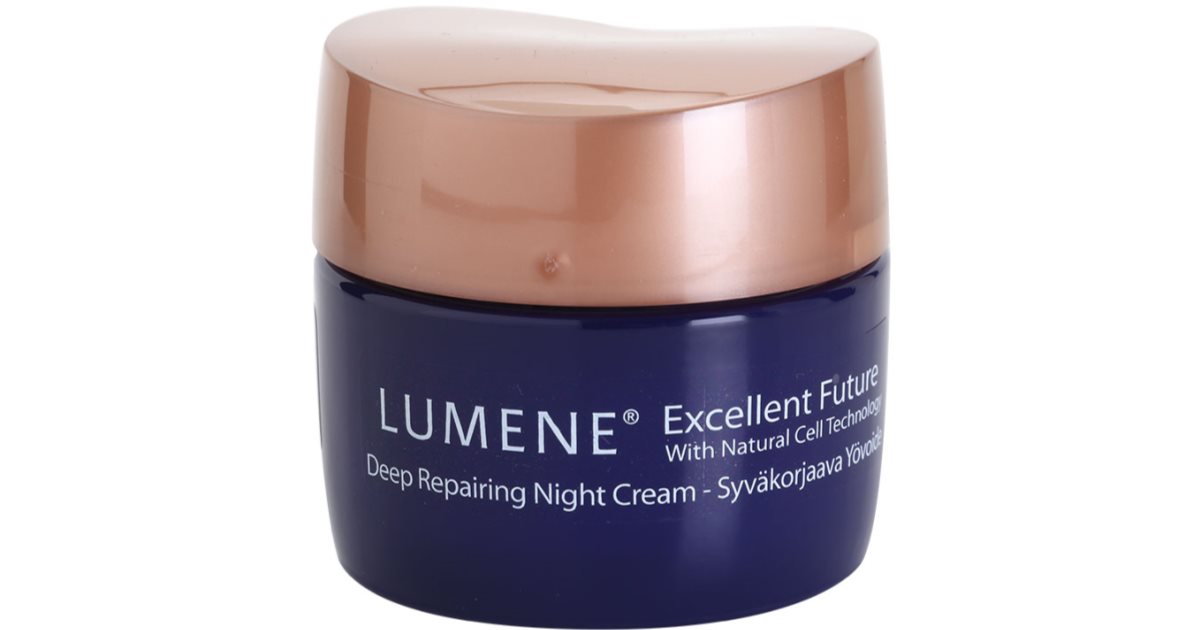 Lumene Excellent Future hloubkově obnovující noční krém na obličej a ...